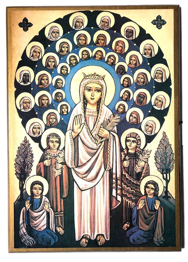 St. Demiana Coptic Icon - Small | St. Demiana Bookstore