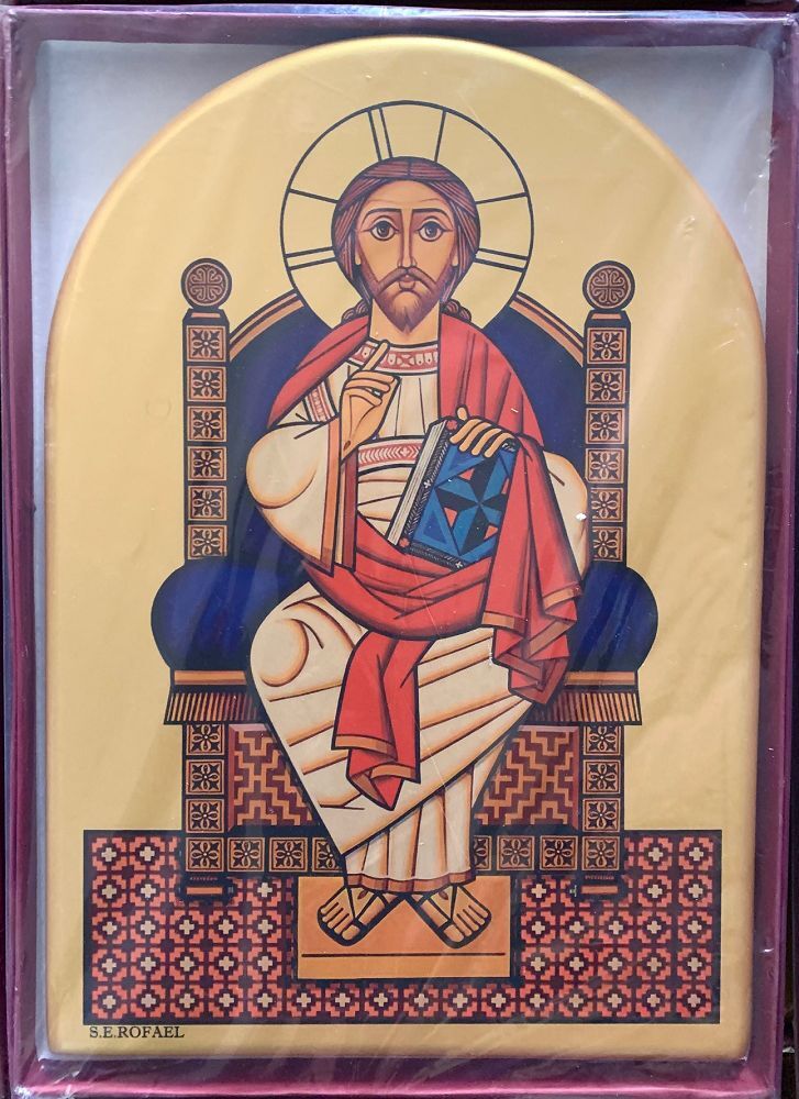 Jesus Pantocrator Coptic Icon | St. Demiana Bookstore