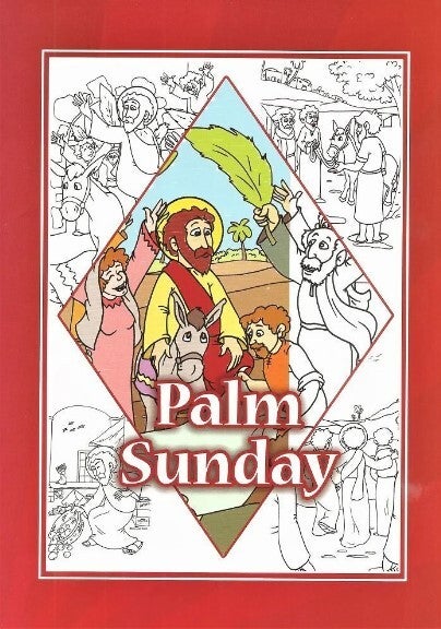 palm sunday coloring pages for kids